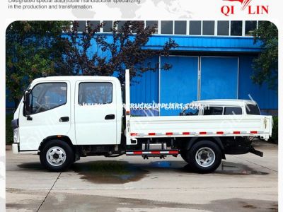 Mini 1.5t Payload Double Cab 5 People Seat Lorry Truck ...